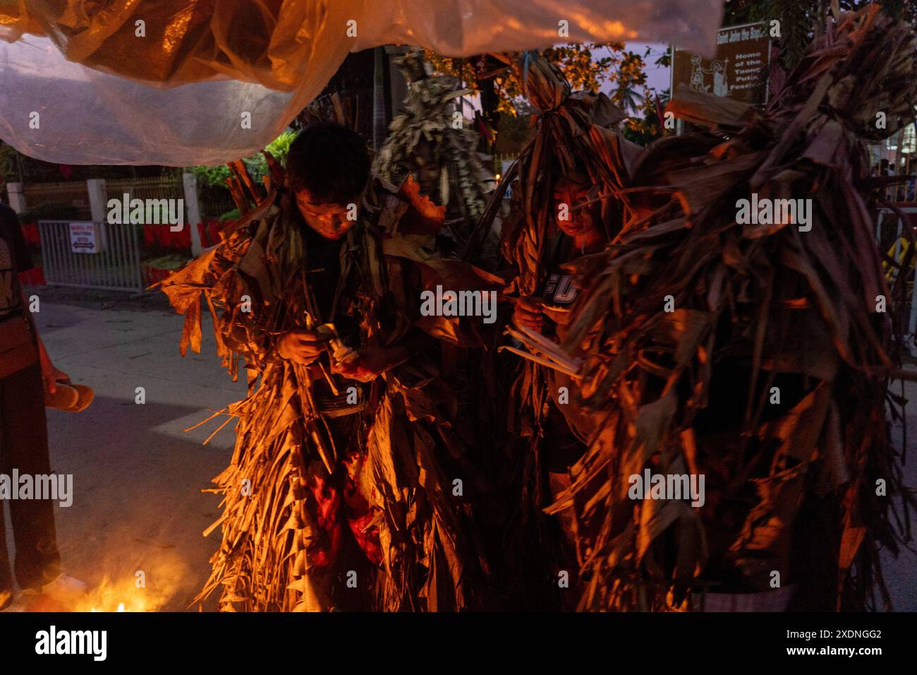 June 24, 2024, Manila, Manila, Philippines: Filipino devotees covered ...