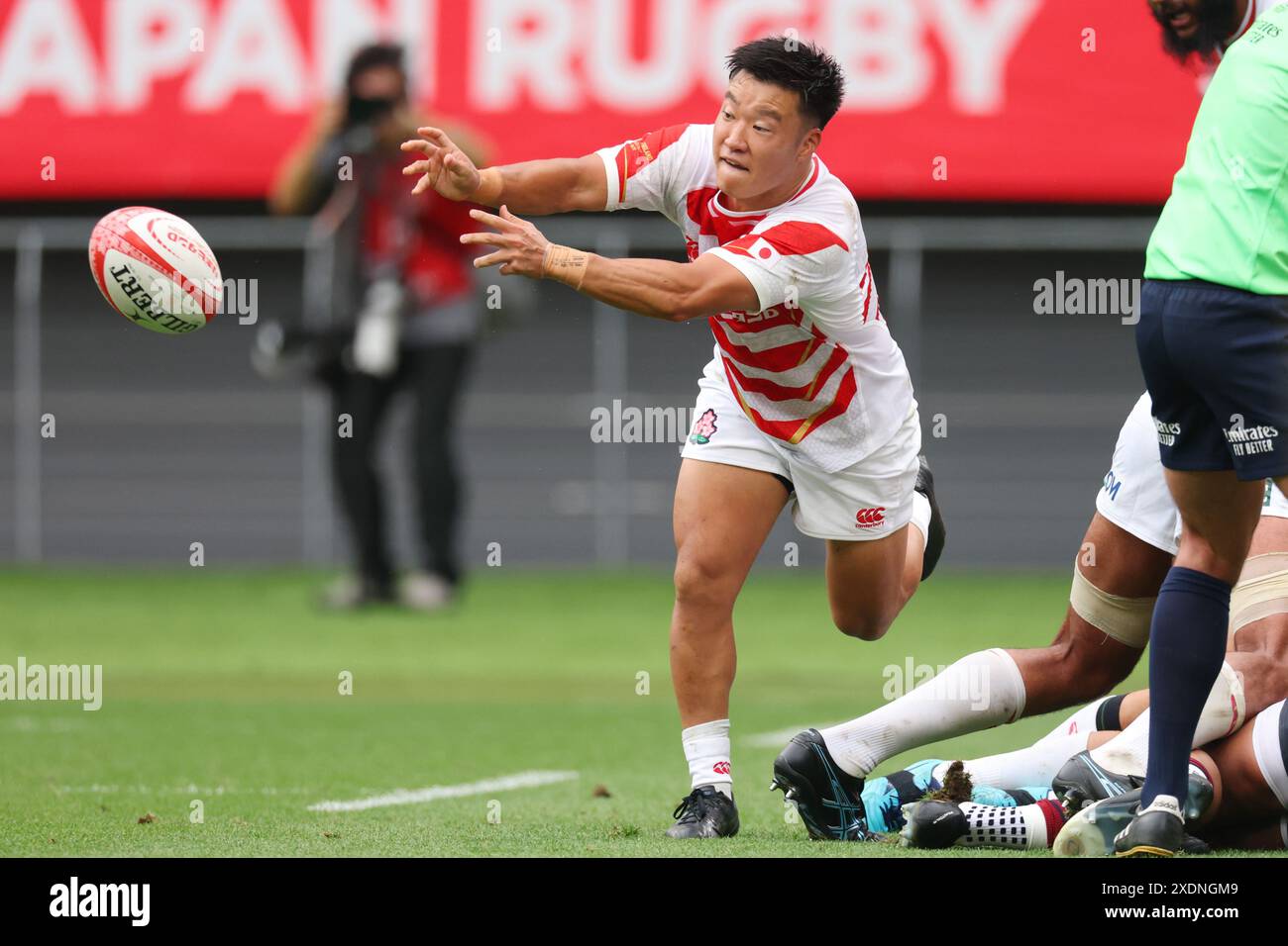 Tokyo, Japan. 22nd June, 2024. Naoto Saito (JPN) Rugby : Lipovitan D Challenge Cup 2024 match ...