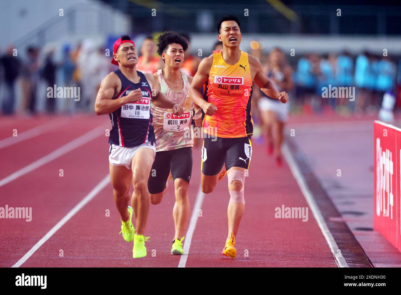 (L-R) Renjiro Tanaka, Masayuki Maegawa, Yuma Maruyama, JUNE 23, 2024 ...
