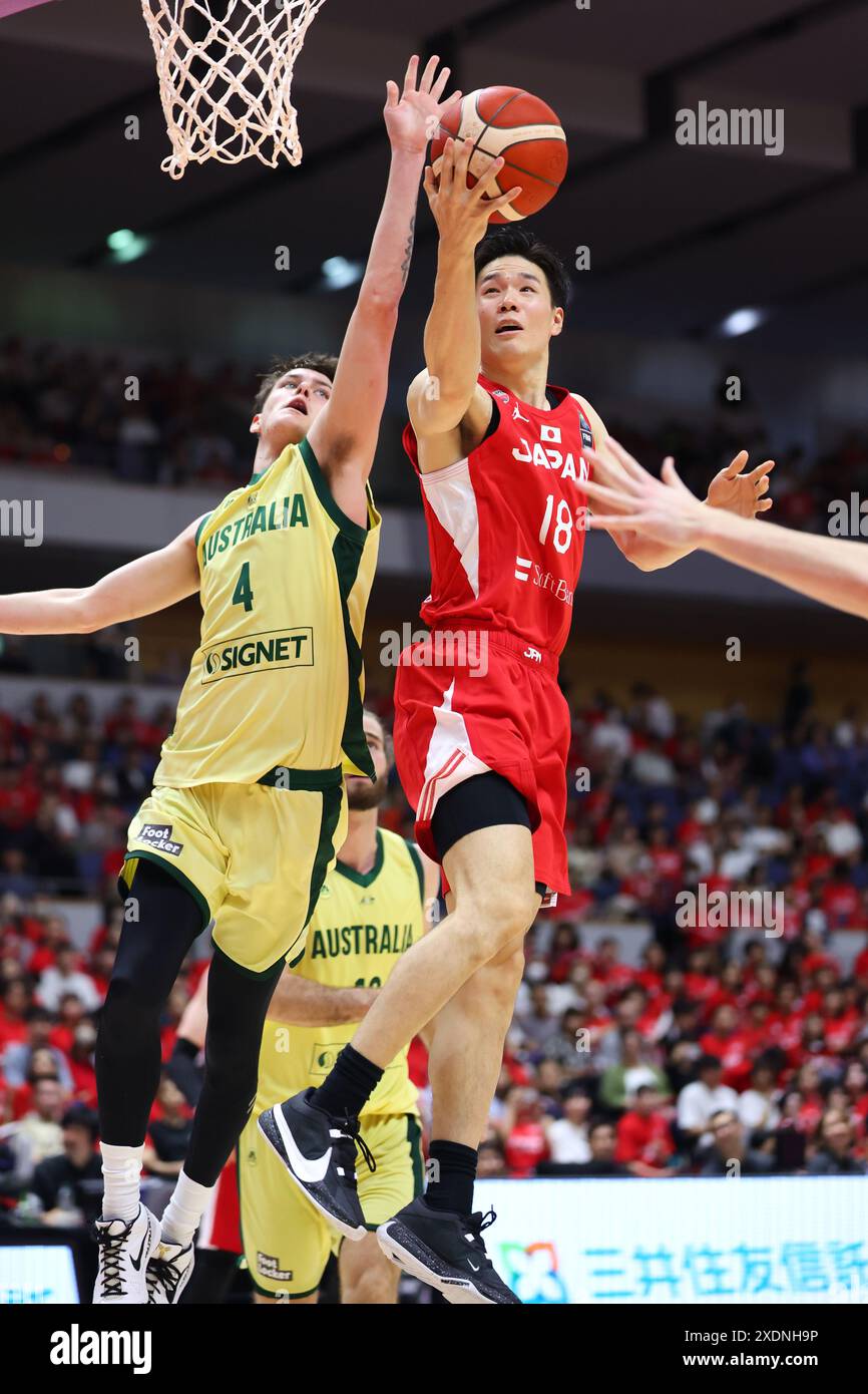 Hokkaido, Japan. 22nd June, 2024. Yudai Baba (JPN) Basketball : Nippon ...