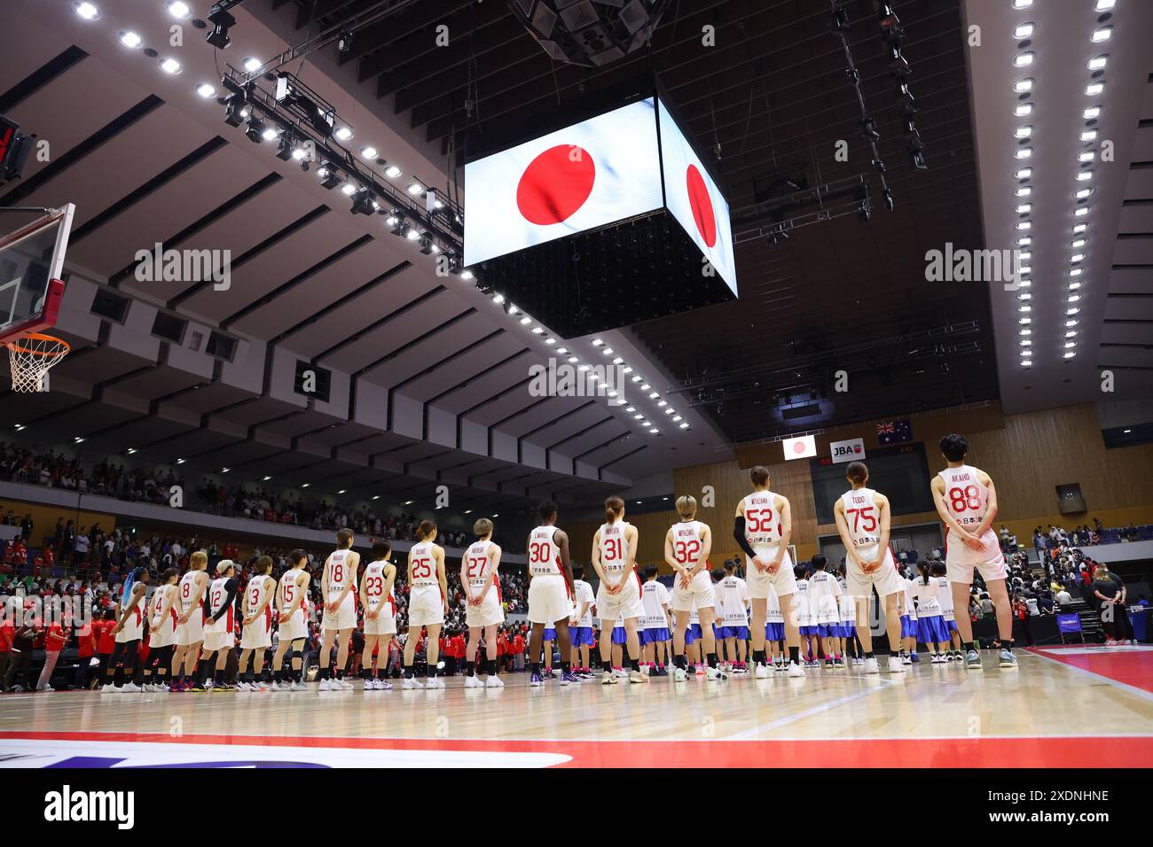 Hokkaido, Japan. 21st June, 2024. Japan team group (JPN) Basketball ...