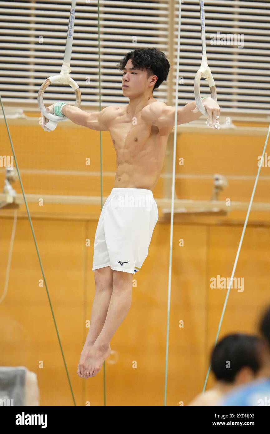 Tokyo, Japan. 21st June, 2024. Shinnosuke Oka (JPN) Artistic Gymnastics : Japan Men's national ...