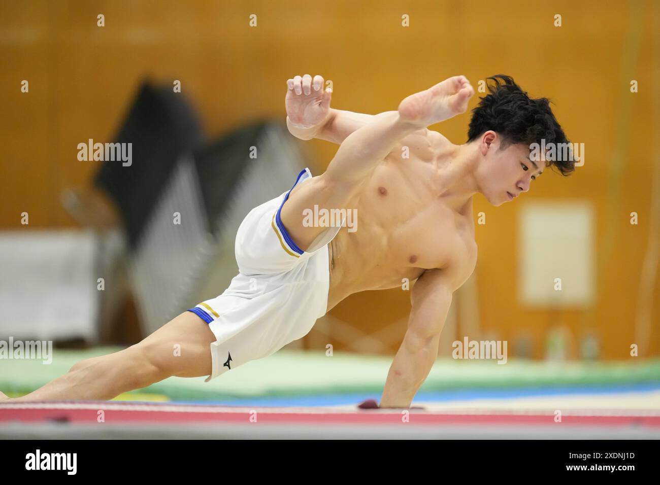Tokyo, Japan. 21st June, 2024. Shinnosuke Oka (JPN) Artistic Gymnastics ...
