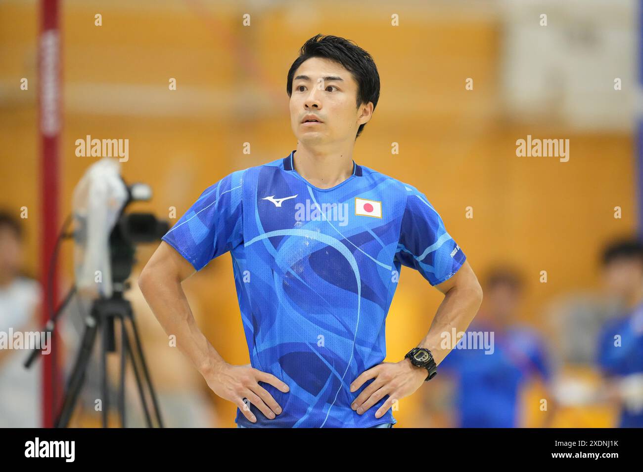 Tokyo, Japan. 21st June, 2024. Hiroaki Sato (JPN) Artistic Gymnastics : Japan Men's national ...