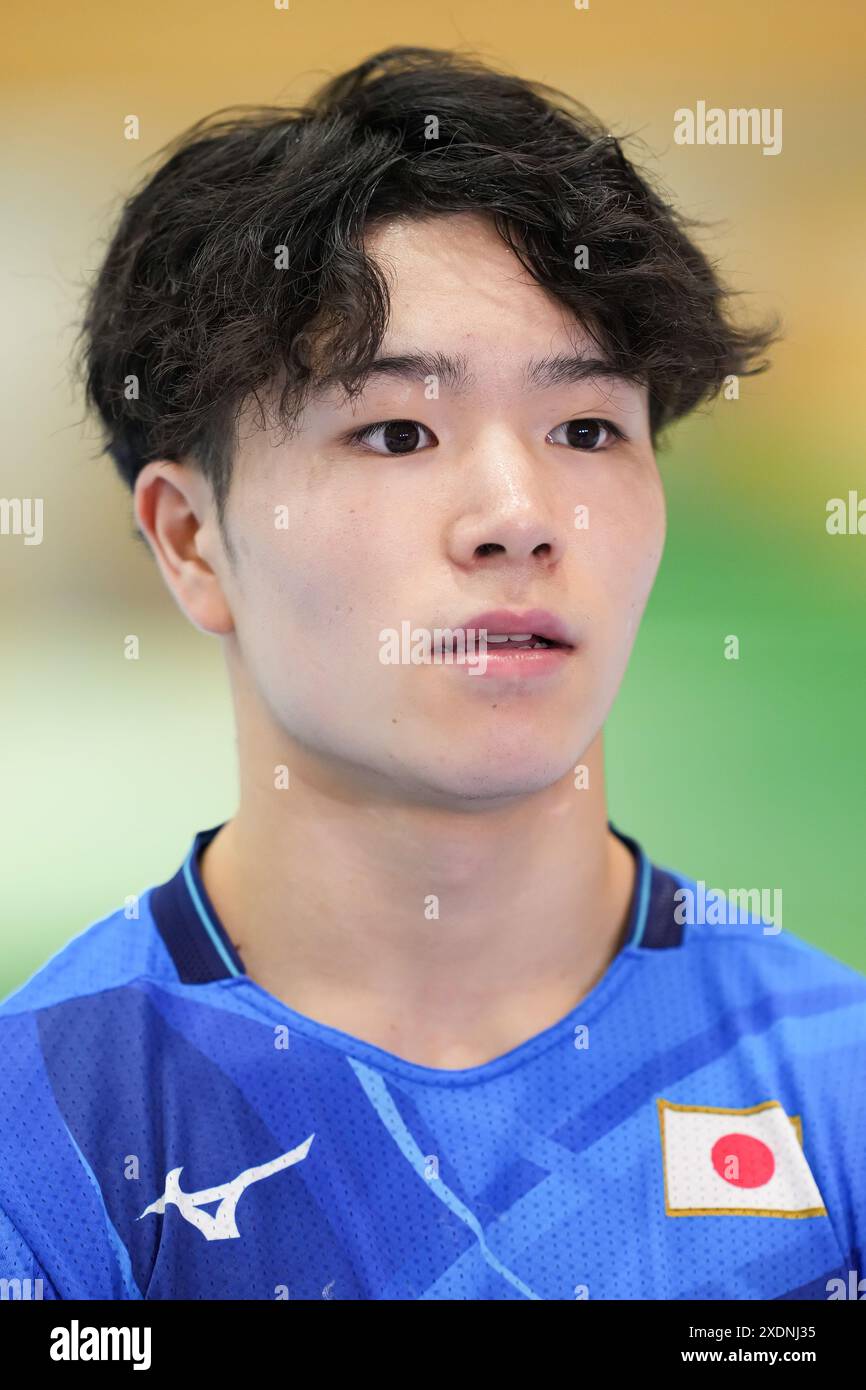 Tokyo, Japan. 21st June, 2024. Shinnosuke Oka (JPN) Artistic Gymnastics : Japan Men's national ...