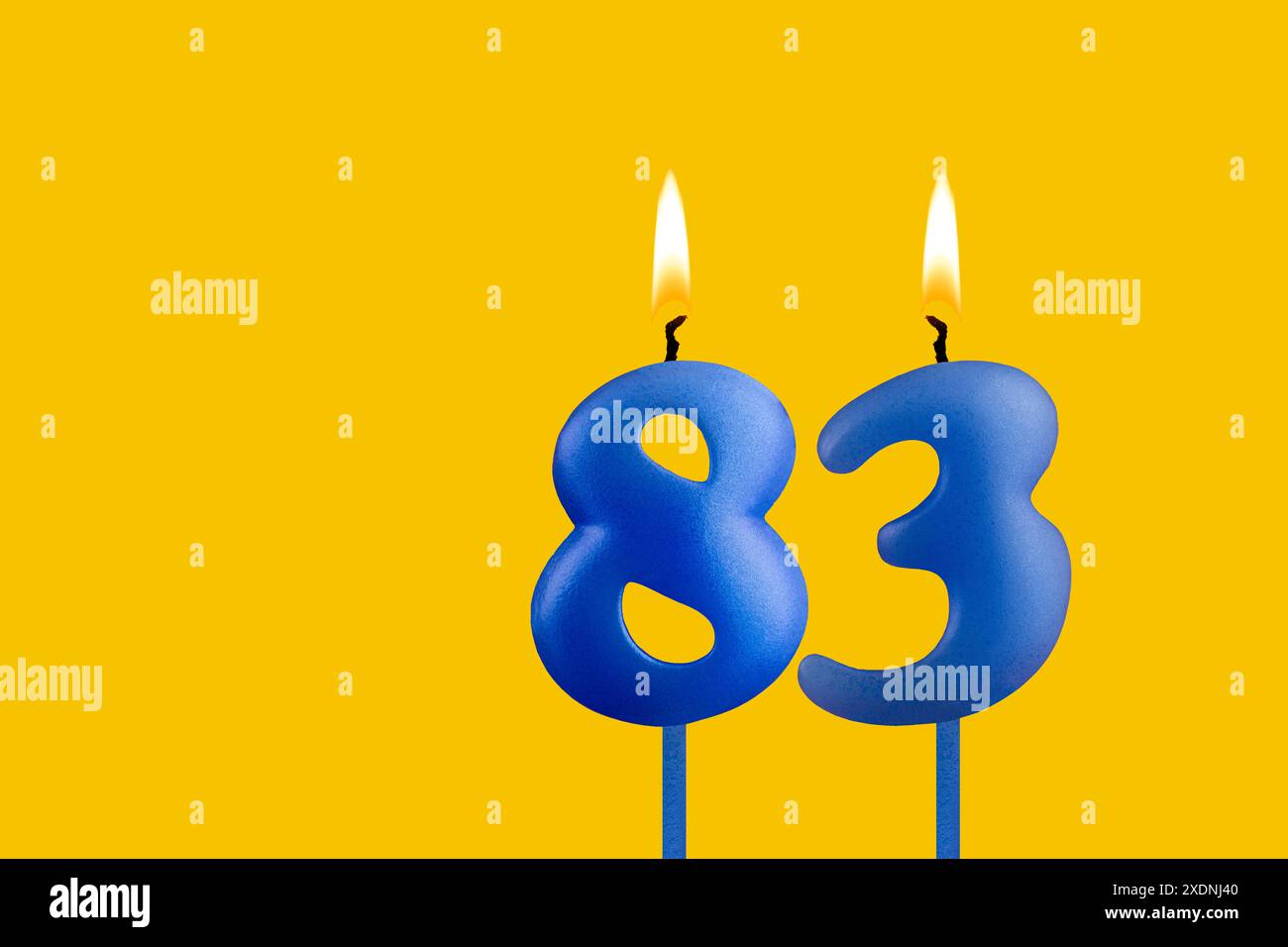 Number 83 burning anniversary hi-res stock photography and images - Alamy