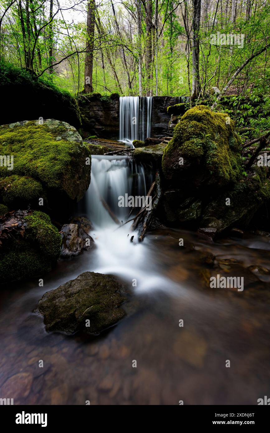 Waterfall in West Virginia Wilderness Stock Photo - Alamy