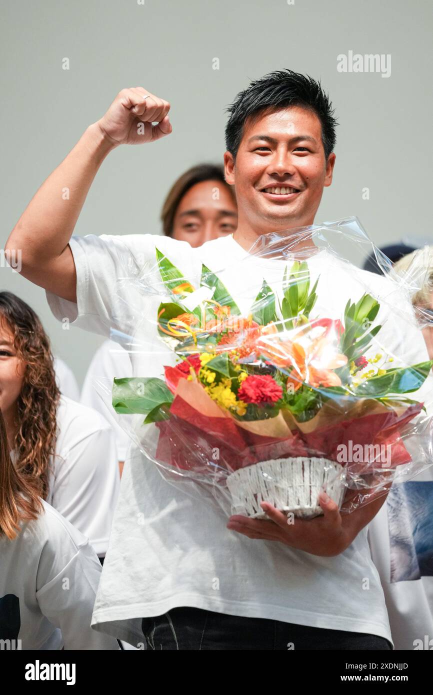 Chiba, Japan. 23rd June, 2024. Reo Inaba (JPN) Surfing : Japan national ...