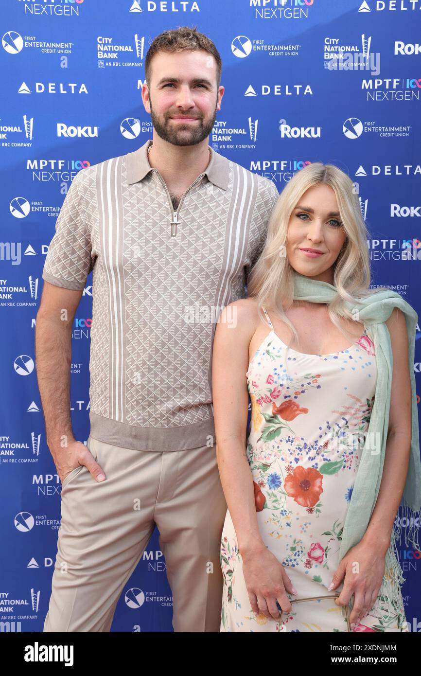 Hollywood, Ca. 23rd June, 2024. Ronald Gladden, Elina Celeste at the MPTF NexGen Annual Summer ...