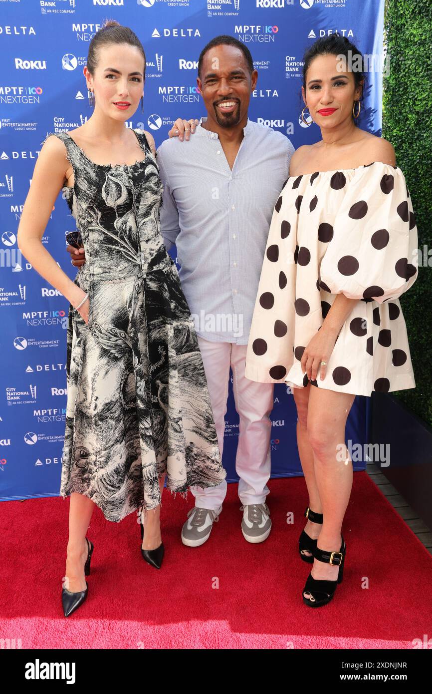 Hollywood, Ca. 23rd June, 2024. Camilla Belle, Jason Winston George ...