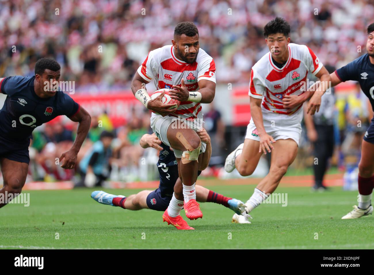 Tokyo, Japan. 22nd June, 2024. Jone Naikabula (JPN) Rugby : Lipovitan D ...