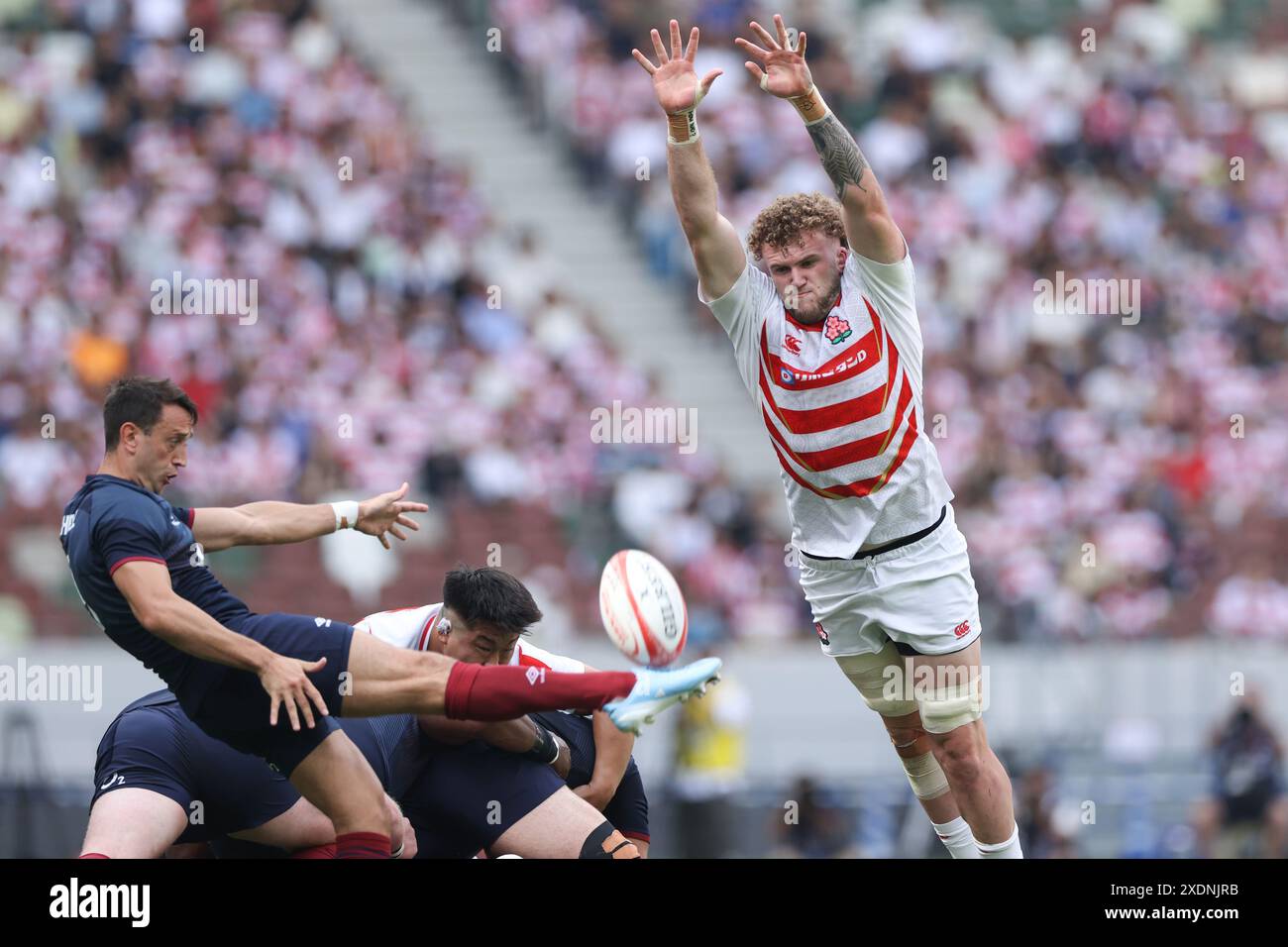 Tokyo, Japan. 22nd June, 2024. Warner Dearns (JPN) Rugby : Lipovitan D ...