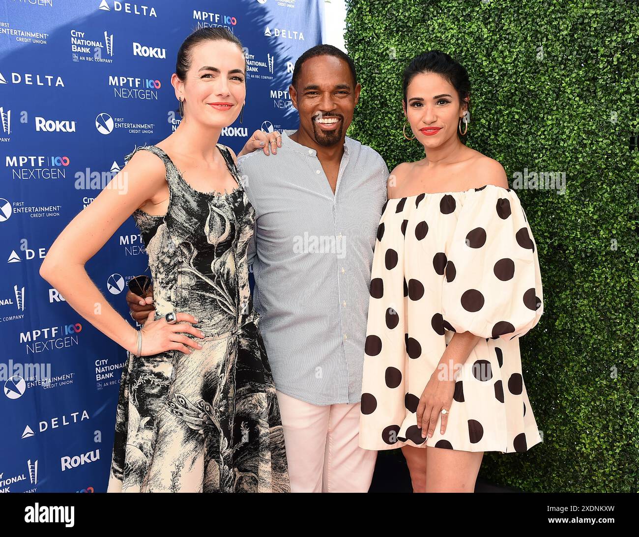 Hollywood, USA. 23rd June, 2024. Camilla Belle, Jason George and ...