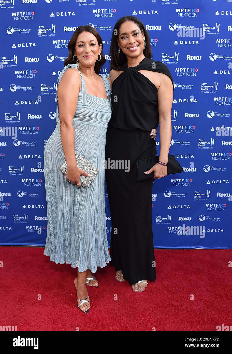 Hollywood, USA. 23rd June, 2024. Angelique Cabral and Gina Torres ...