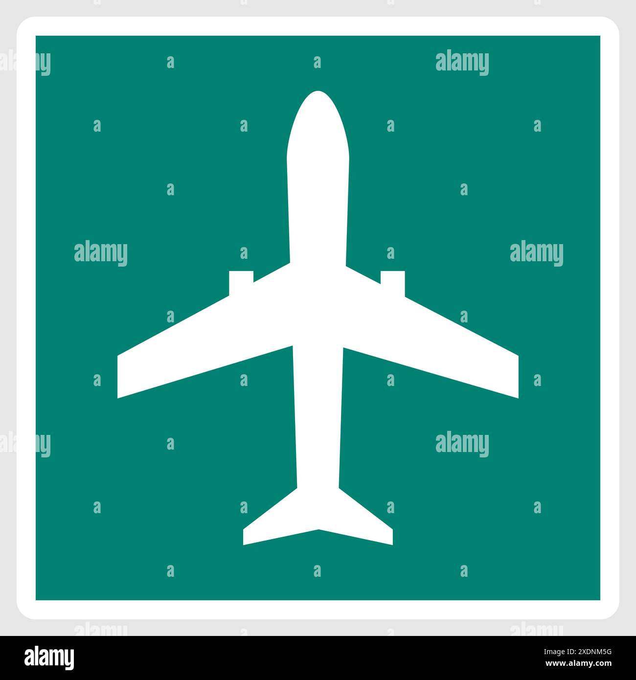 Airport ahead sign stock illustration. Vector design Stock Vector Image ...