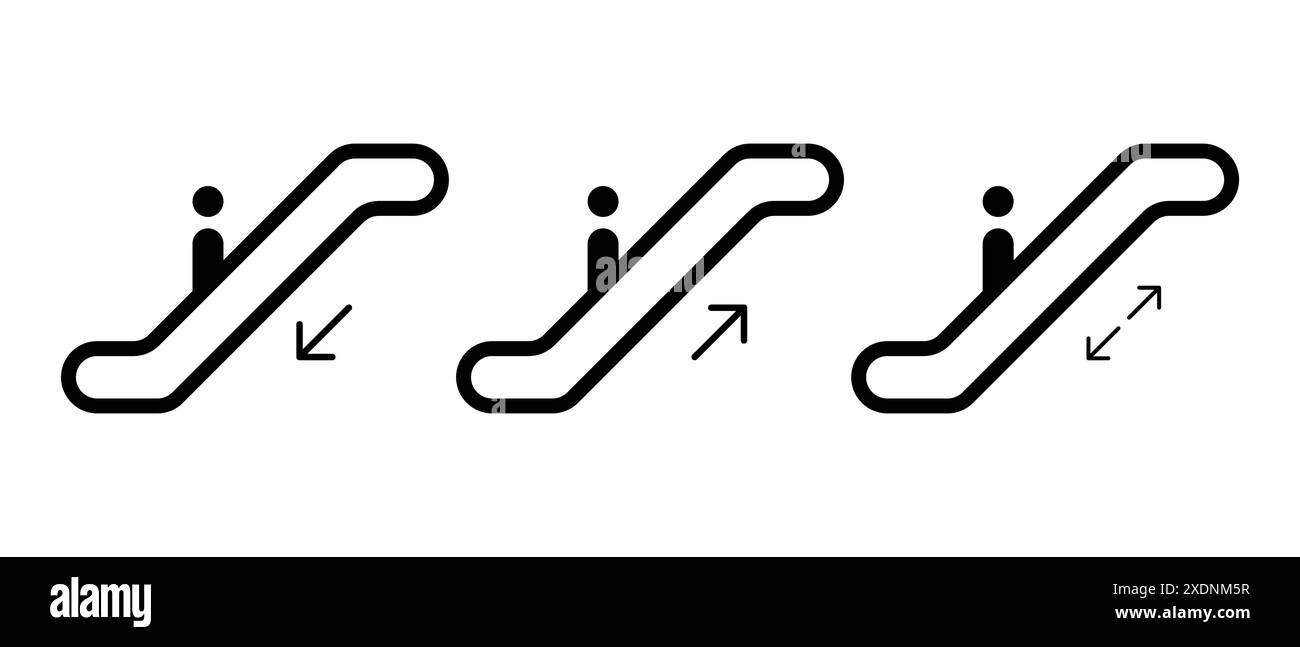 Escalator sign stock illustration. Vector design Stock Vector Image ...