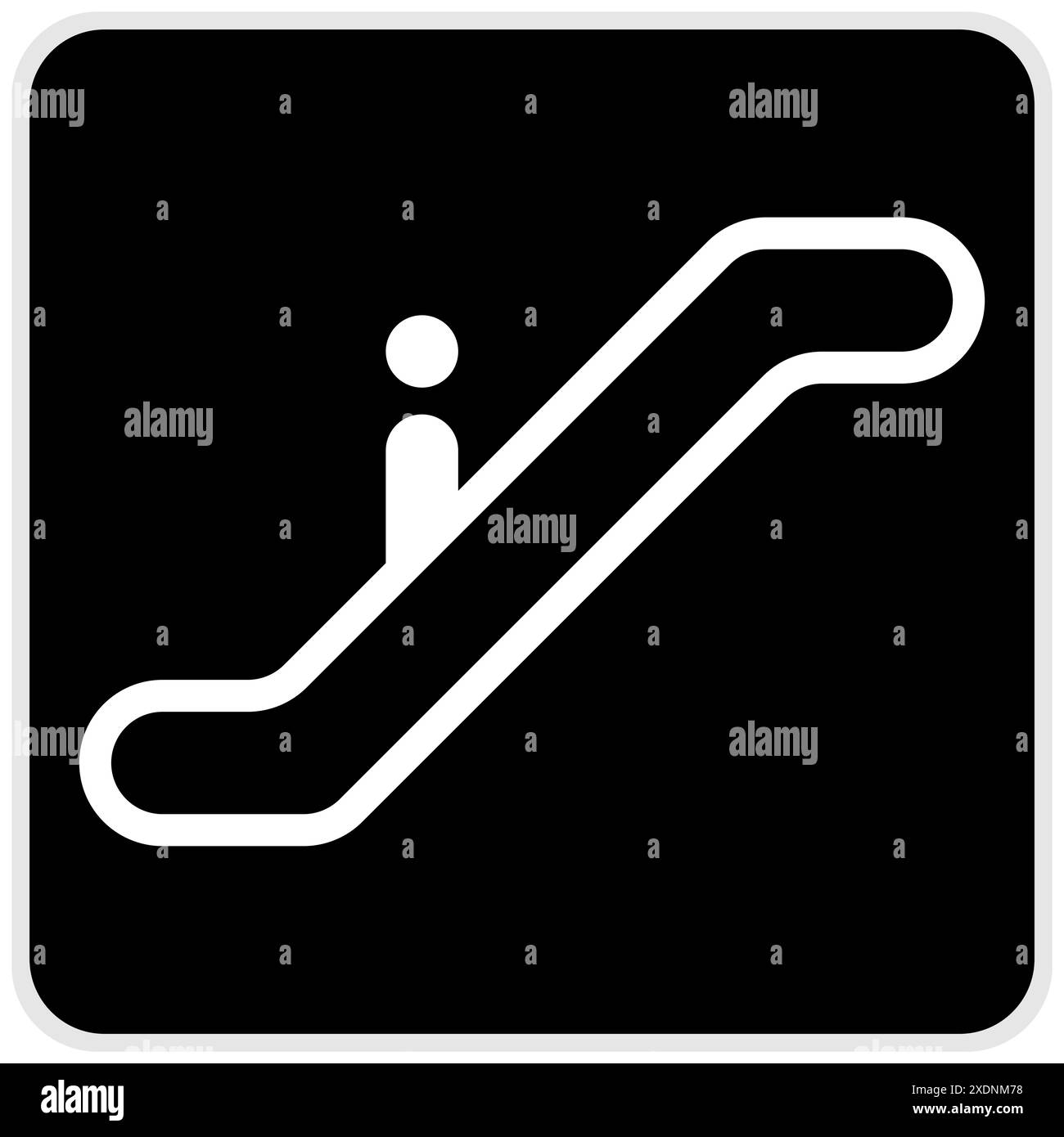 Escalator sign stock illustration. Vector design Stock Vector Image ...