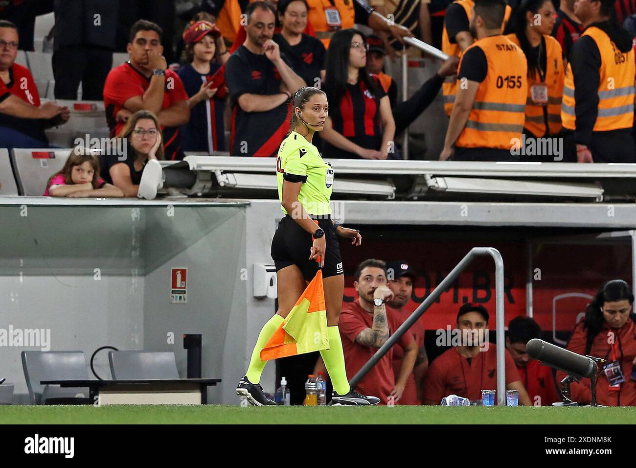 Curitiba, Brazil. 23rd June, 2024. Referee assistant Fernanda Nandrea ...
