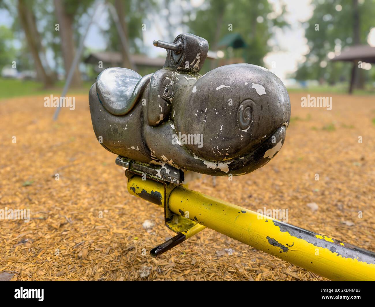 Playground animal rocking chair hi-res stock photography and images - Alamy