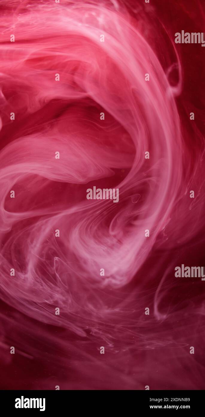 Vapor swirl. Mist vortex. Defocused pink white color smoke wave texture ...