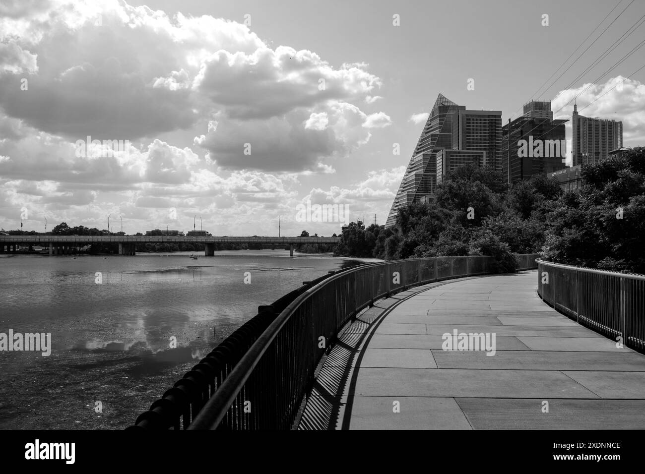 Riverside pathway Black and White Stock Photos & Images - Alamy