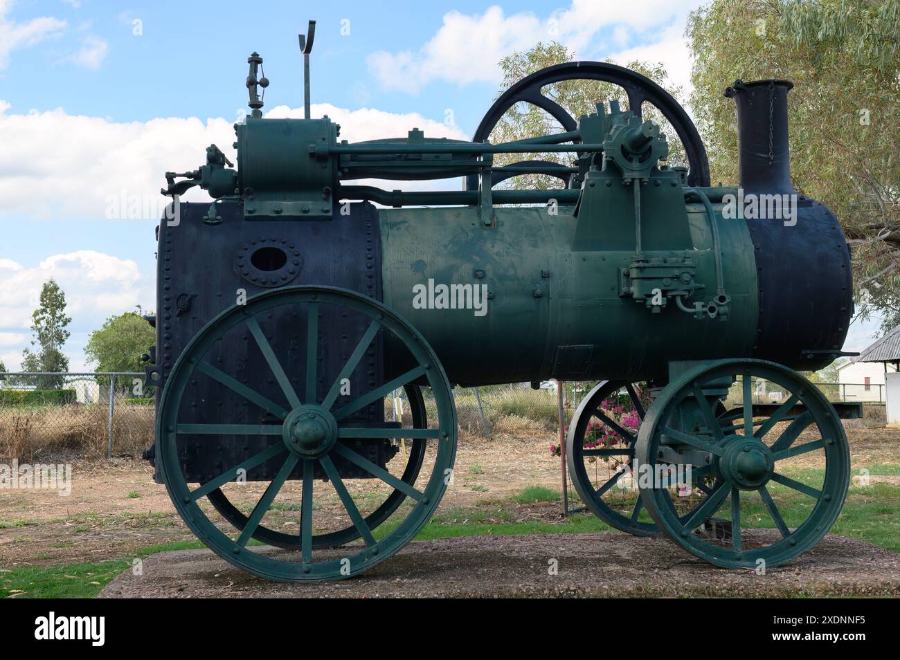The Machinery Mile at Ilfracombe, outback Queensland, hosts a range of ...