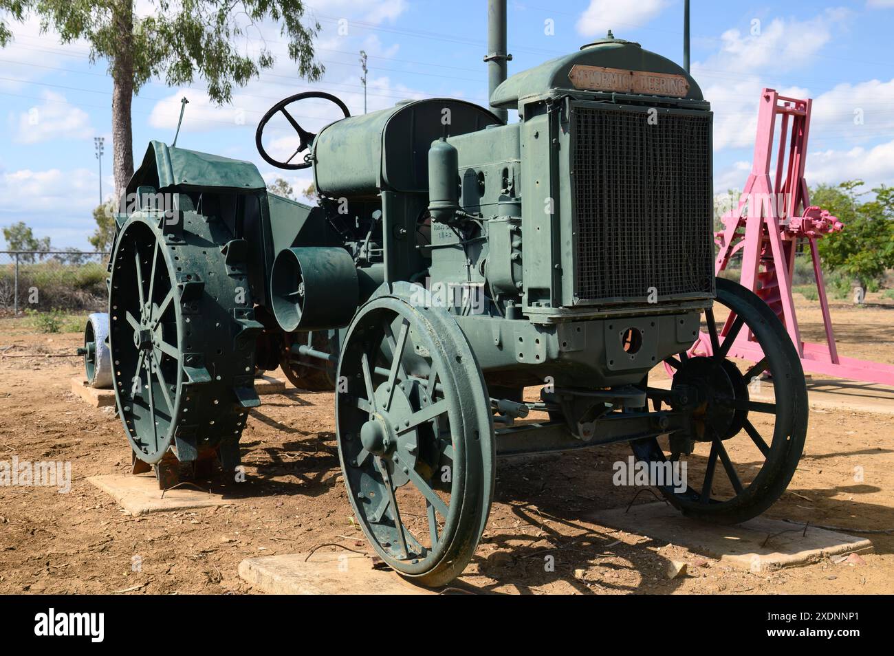 The Machinery Mile at Ilfracombe, outback Queensland, hosts a range of ...