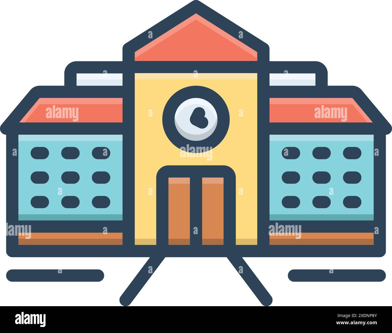 Icon school seminary Stock Vector Images - Alamy
