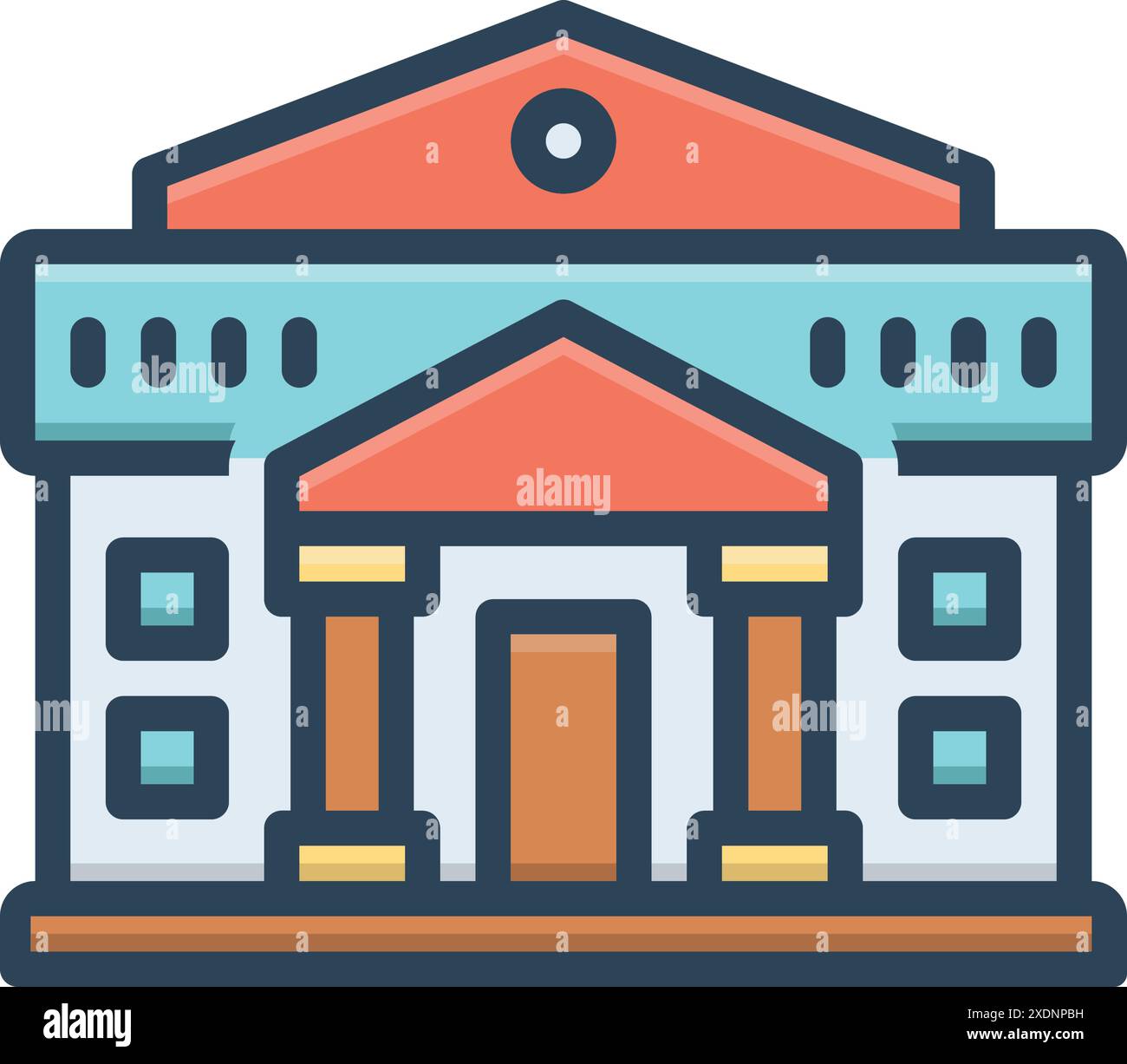 Icon for bank, building Stock Vector Image & Art - Alamy