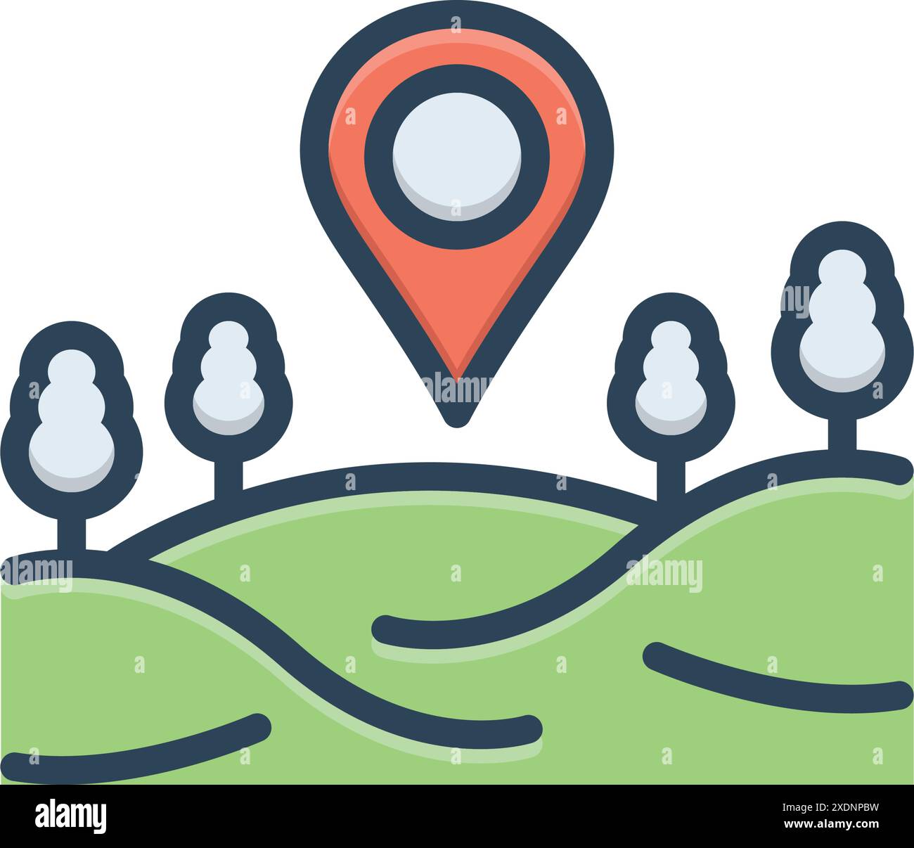 Land plot vector vectors Stock Vector Images - Alamy
