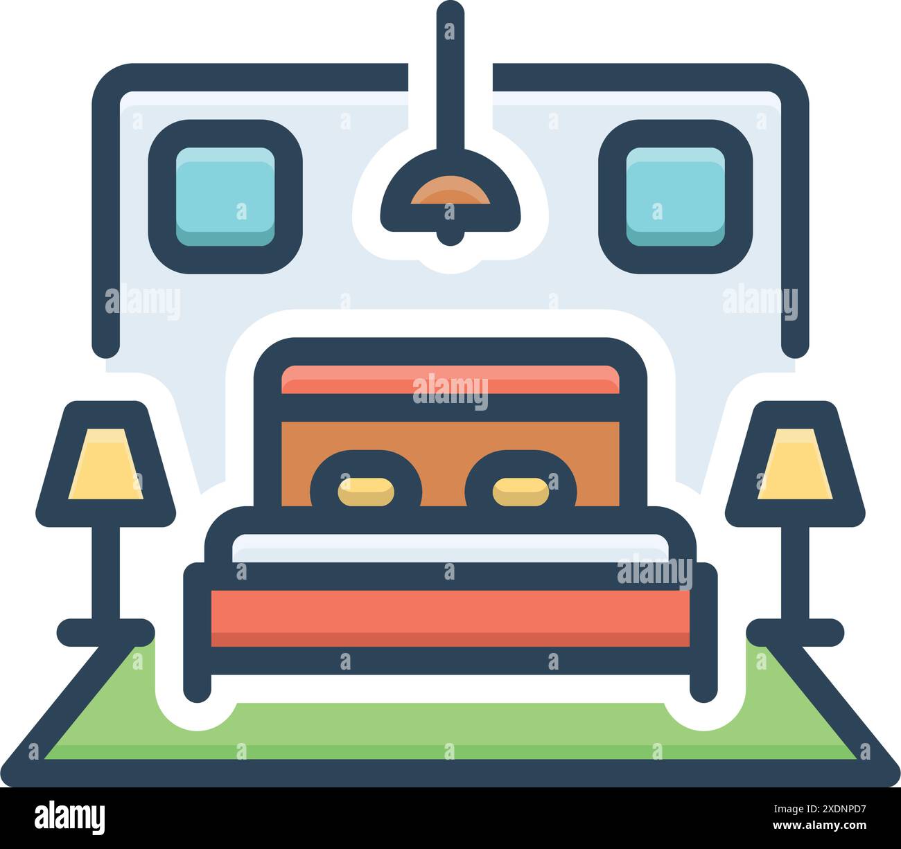 Icon for bedroom, suite Stock Vector Image & Art - Alamy