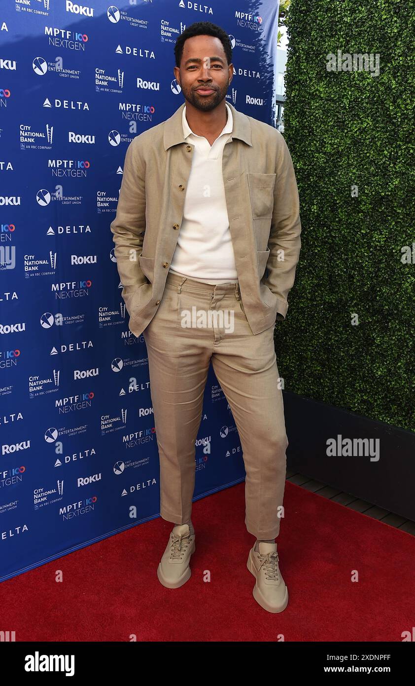 Jay Ellis arriving to the MPTF NextGen Summer Party held at NeueHouse ...