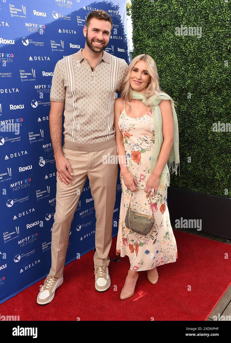 Ronald Gladden and Angelina Celeste arriving to the MPTF NextGen Summer ...