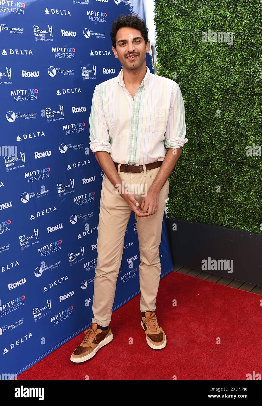 Karan Soni arriving to the MPTF NextGen Summer Party held at NeueHouse ...