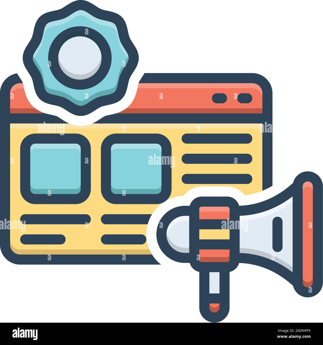 Digital publicity Stock Vector Images - Alamy