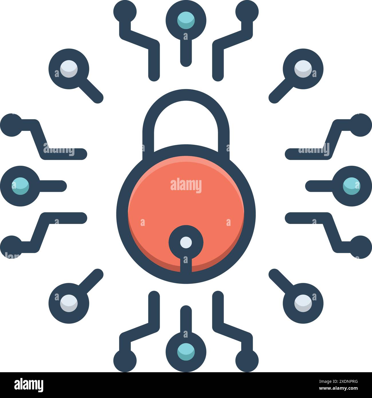 Icon for secure network, secure Stock Vector Image & Art - Alamy