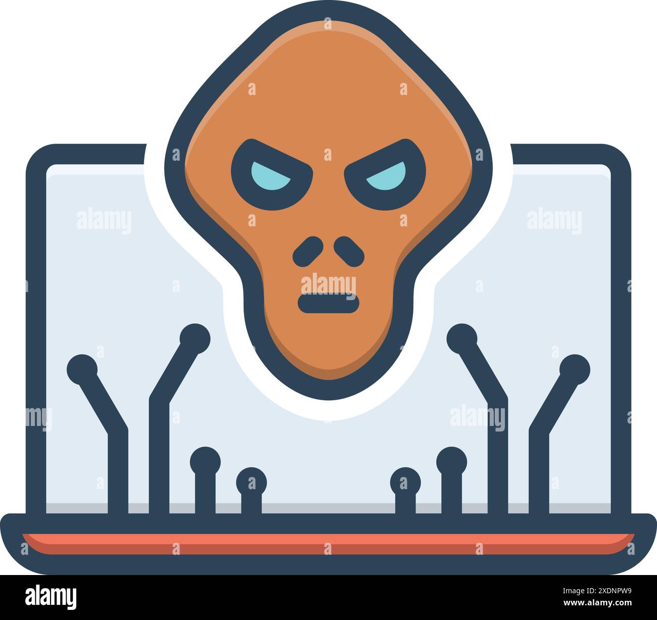 Cyber attack Stock Vector Images - Alamy