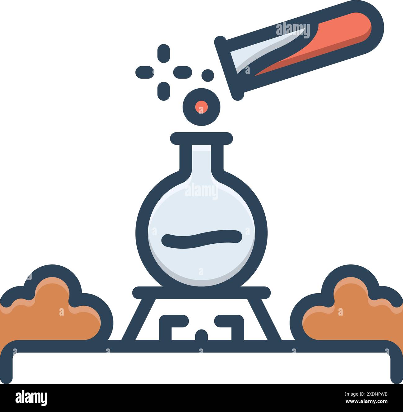 Experiment procedure Stock Vector Images - Alamy