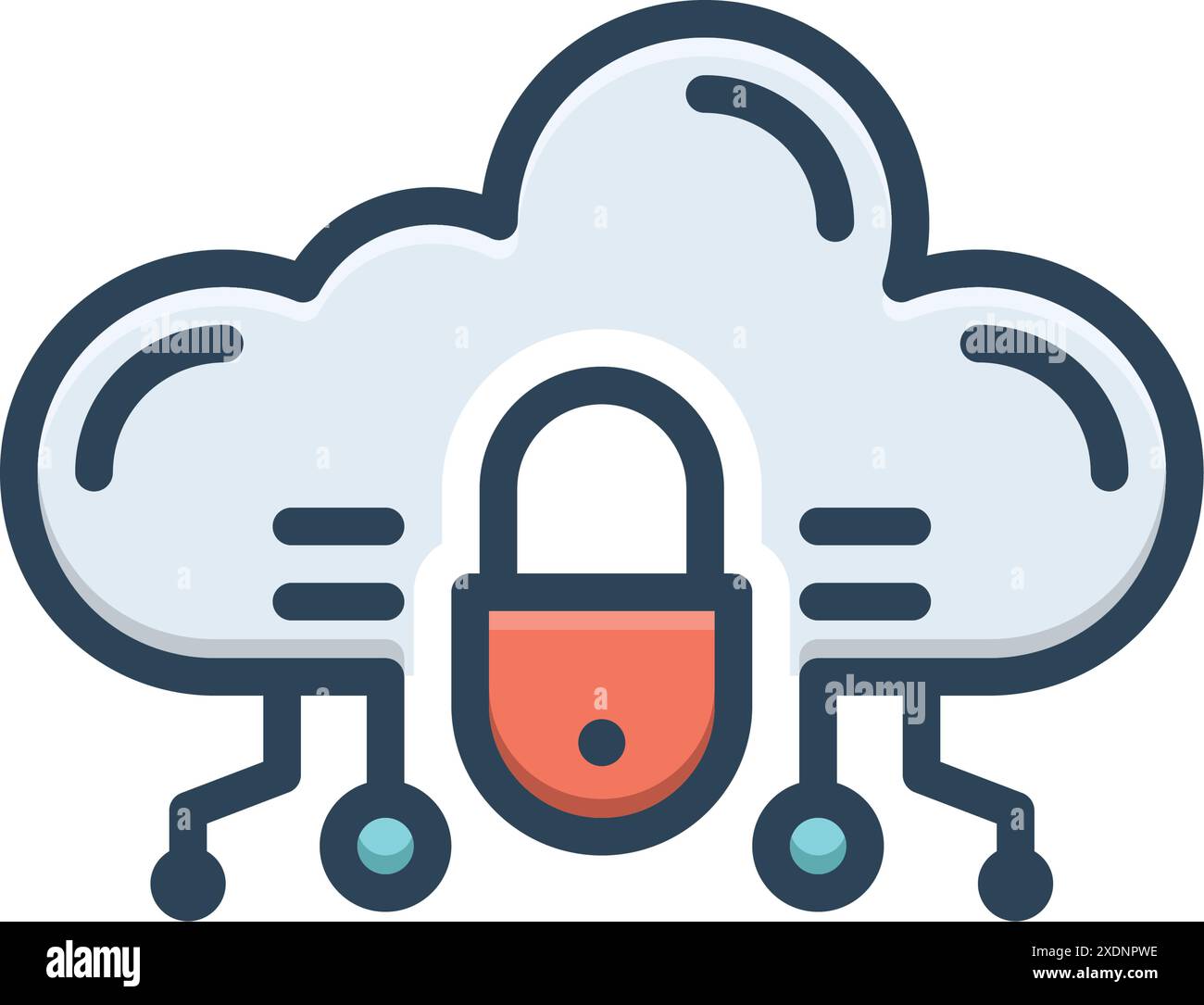 Cloud encryption logo hi-res stock photography and images - Alamy
