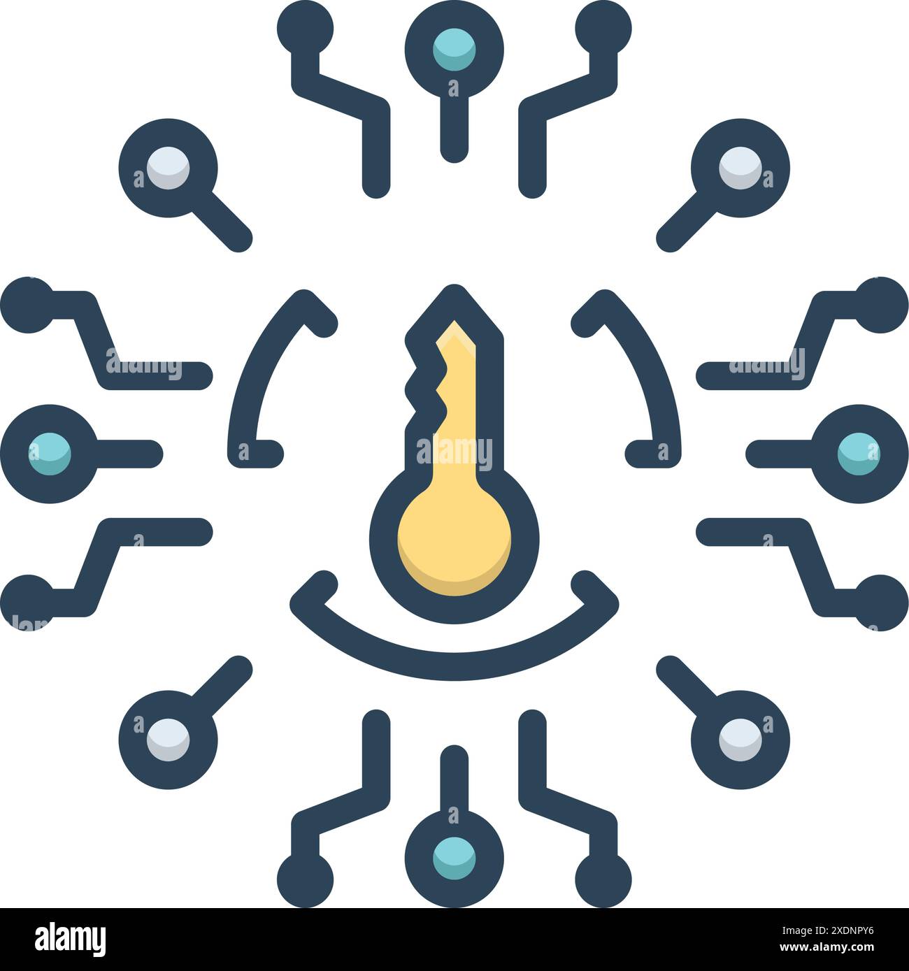 Icon for encryption, key Stock Vector Image & Art - Alamy