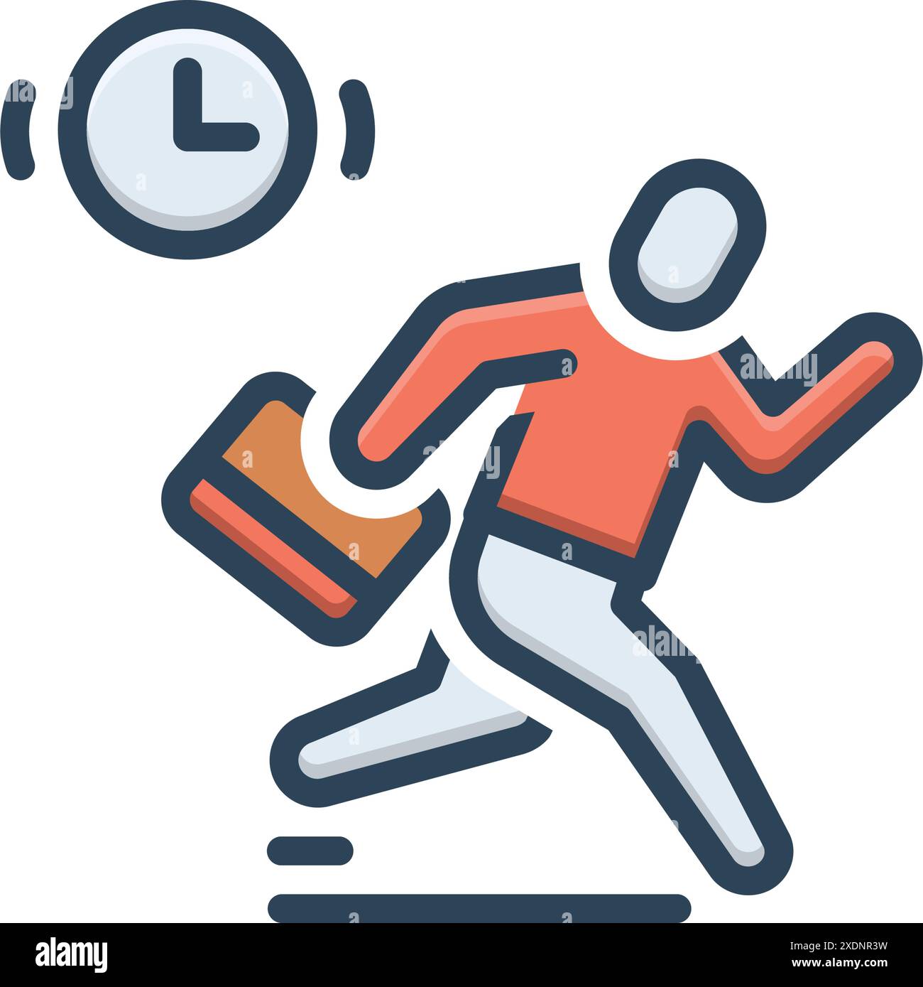 Icon for late, hurrying Stock Vector Image & Art - Alamy