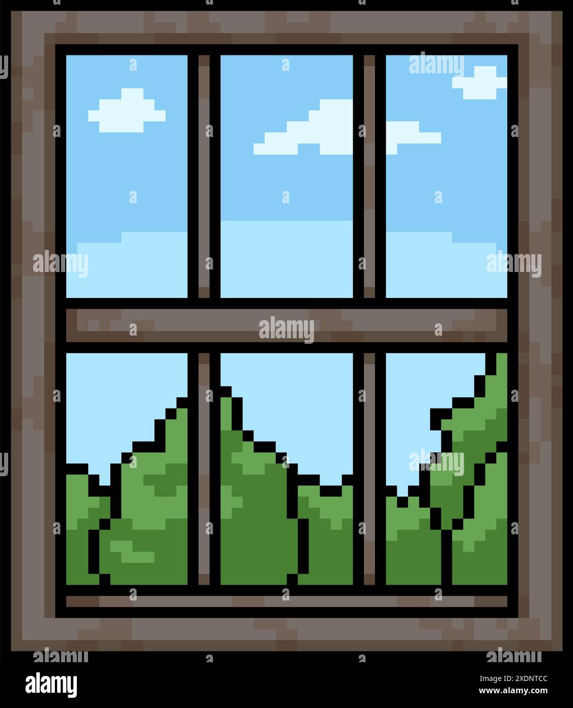 Pixel art open sky hi-res stock photography and images - Alamy