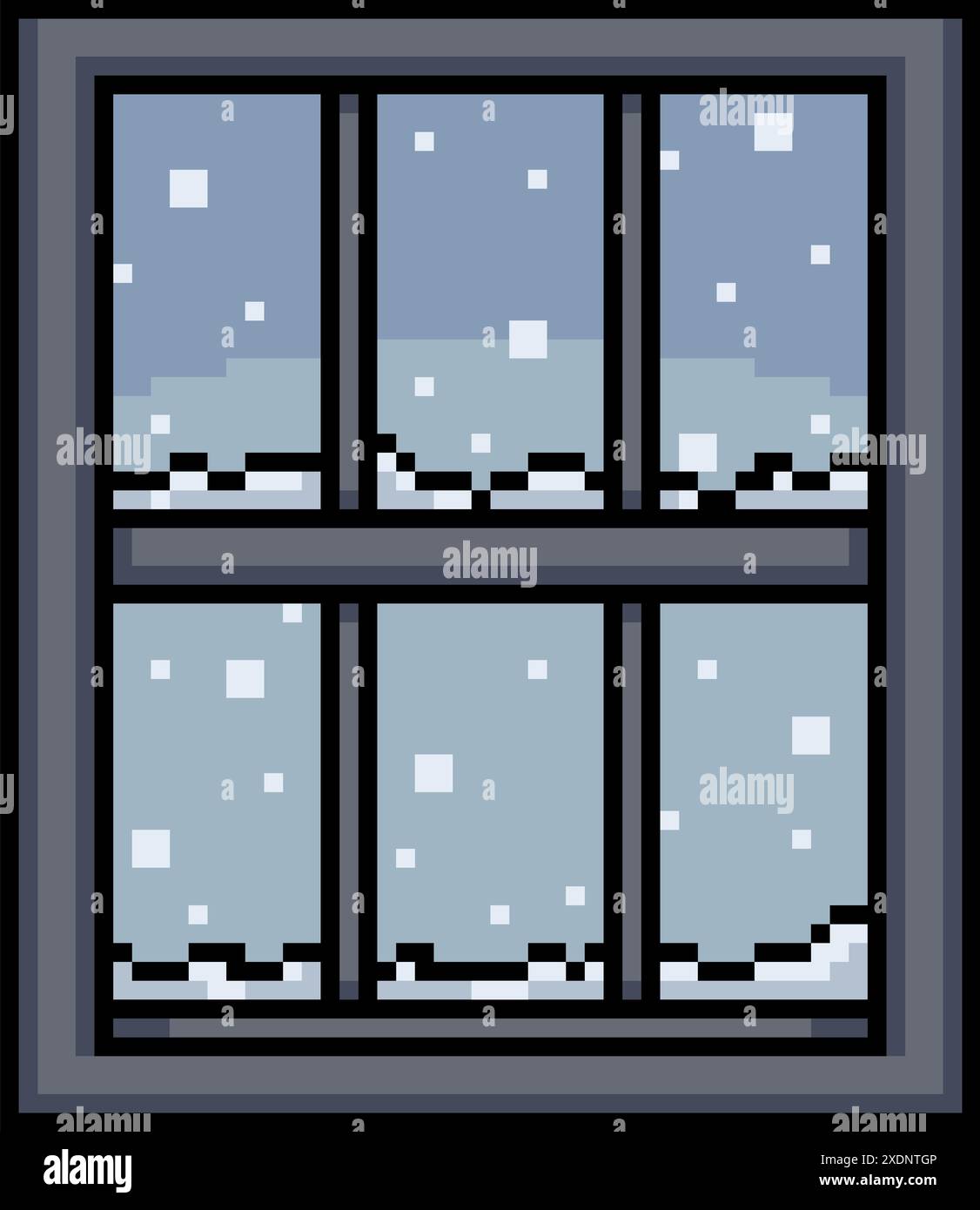 Jail window view Stock Vector Images - Alamy