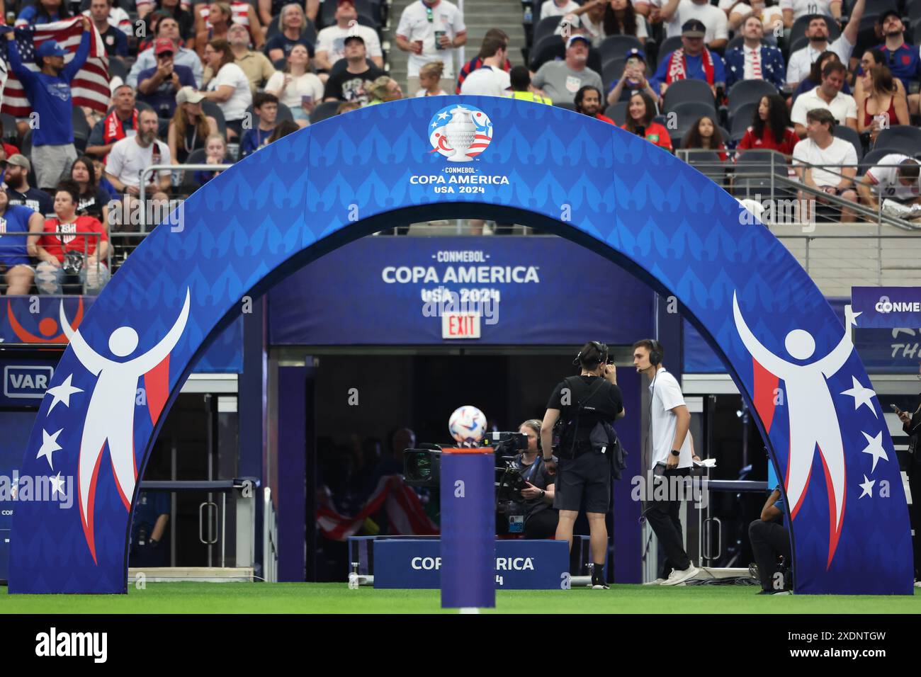 ARLINGTON, TX - JUNE 23: A general view of AT&T Stadium before the ...