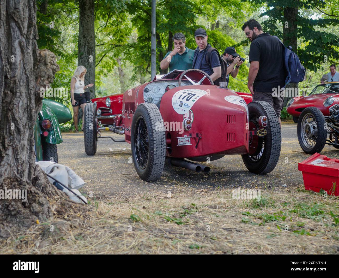 Castellarquato, Italy - June 22nd 2024 Silver Flag rally , Mechanics ...