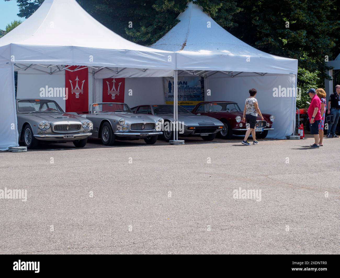 Castellarquato, Italy - June 22nd 2024 Silver Flag rally , Four classic ...