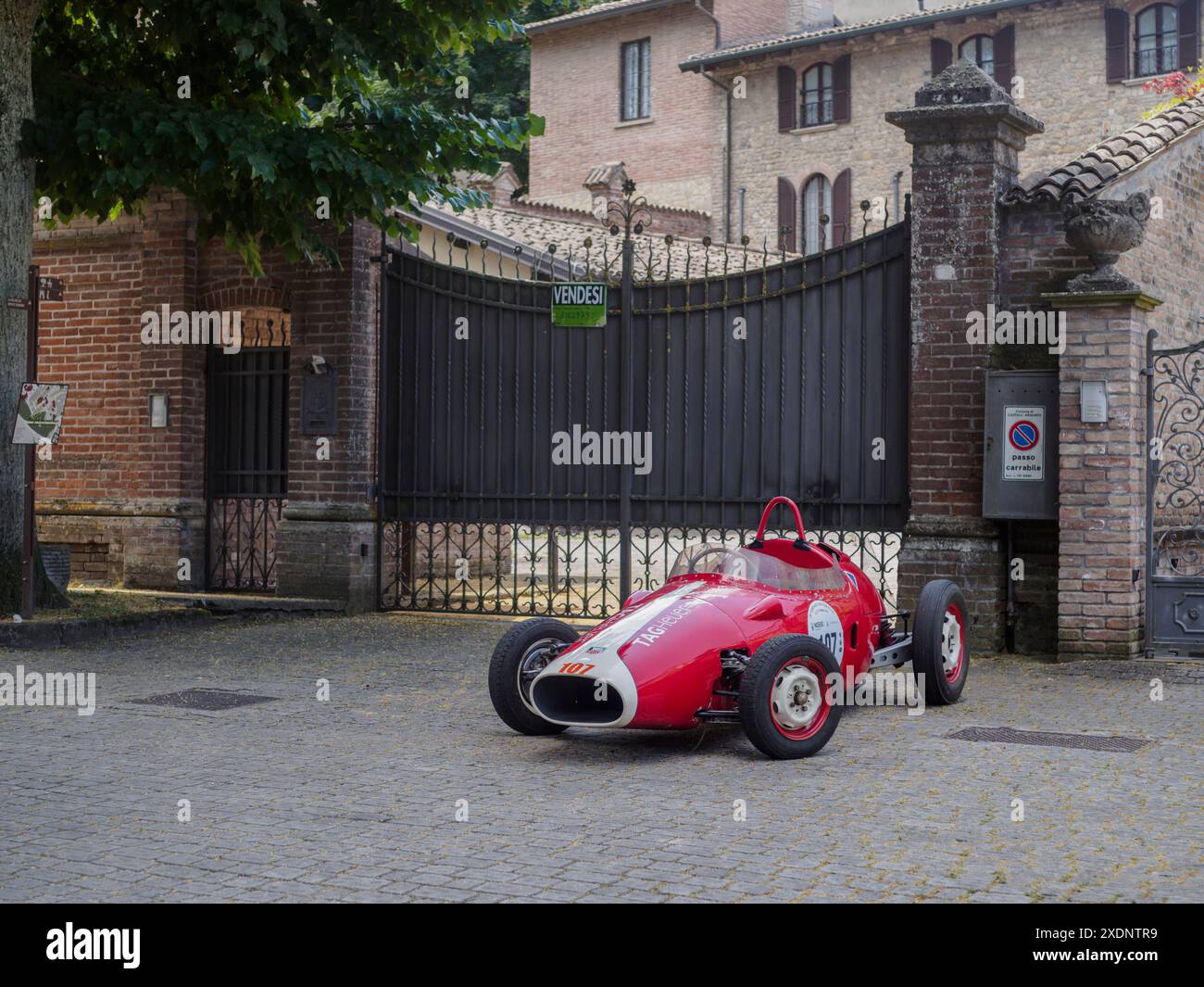 Castellarquato, Italy - June 22nd 2024 Silver Flag rally , Vintage ...