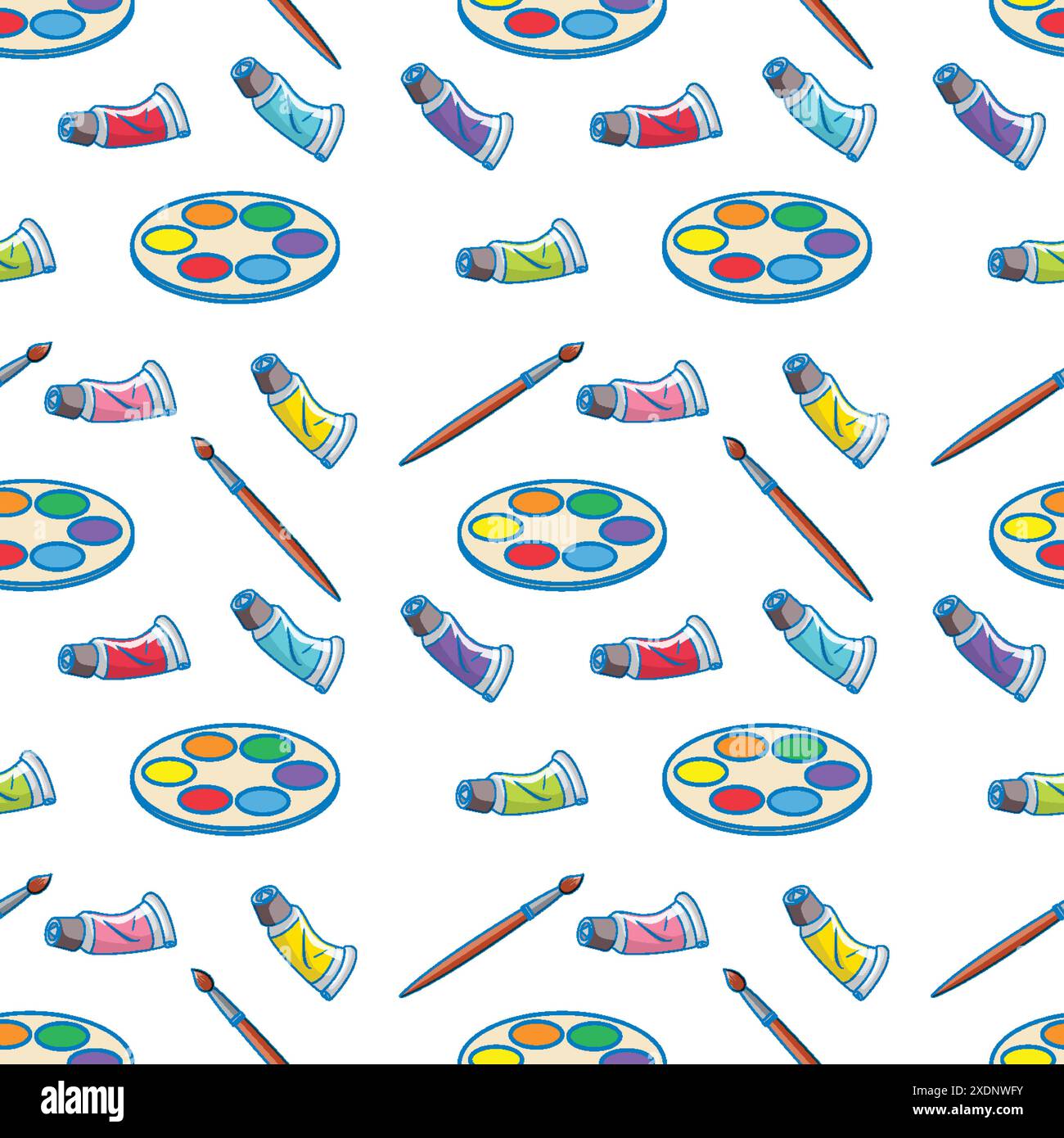 Palettes vector vectors hi-res stock photography and images - Alamy
