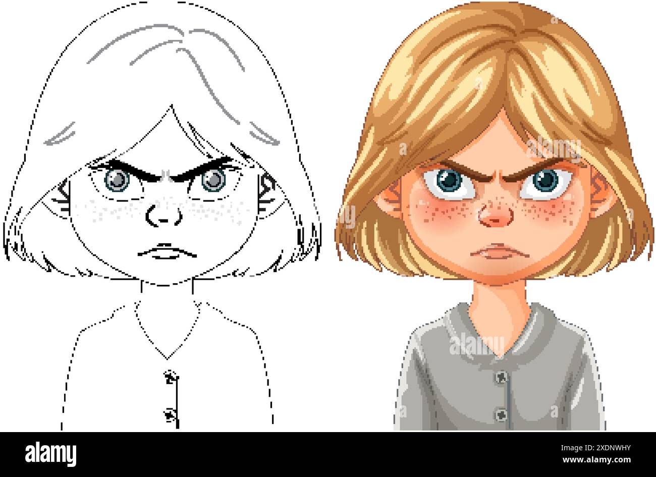 Tantrum vector vectors hi-res stock photography and images - Alamy