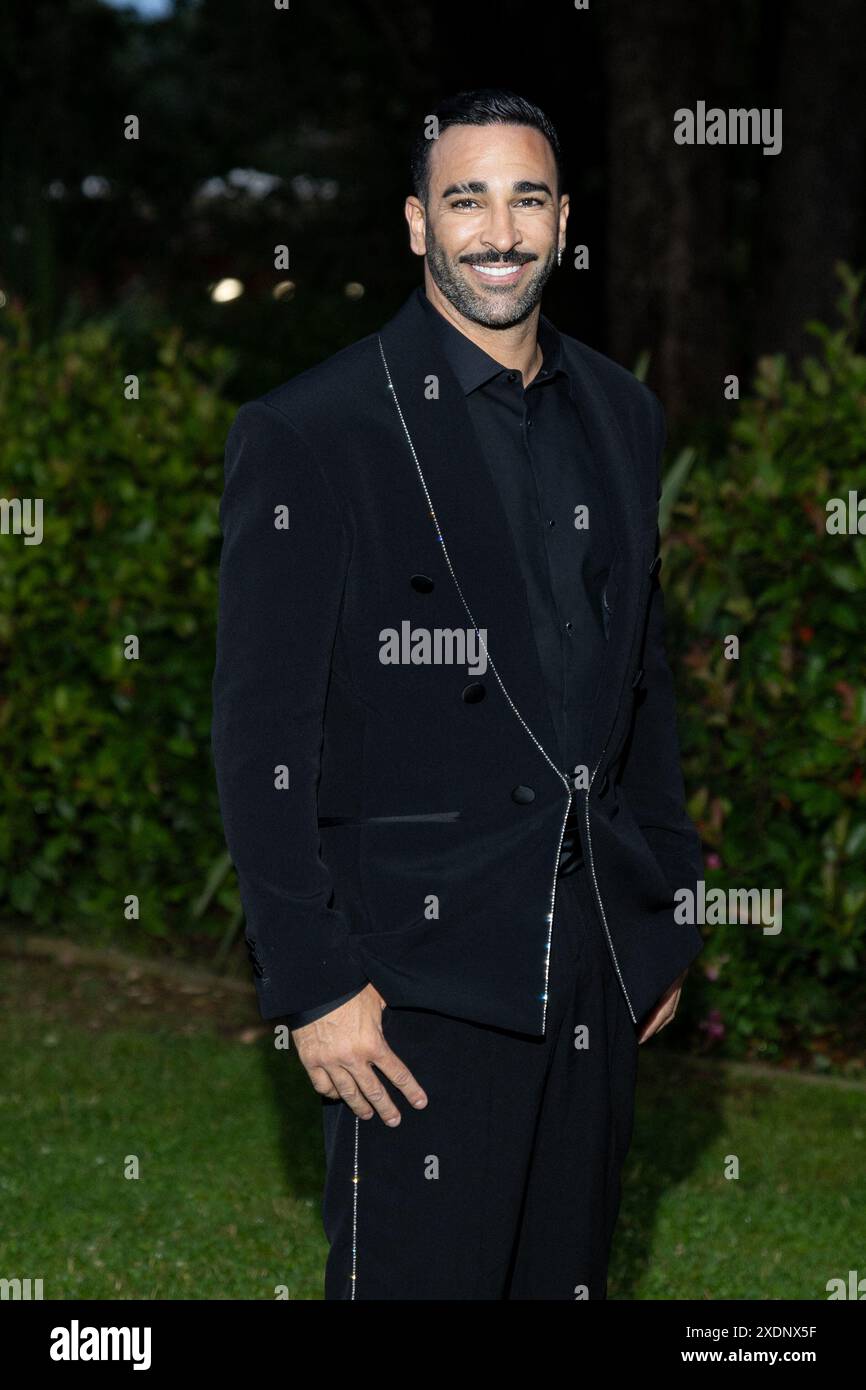 Portrait od Adil Rami during the 10th anniversary of the Mouratoglou ...